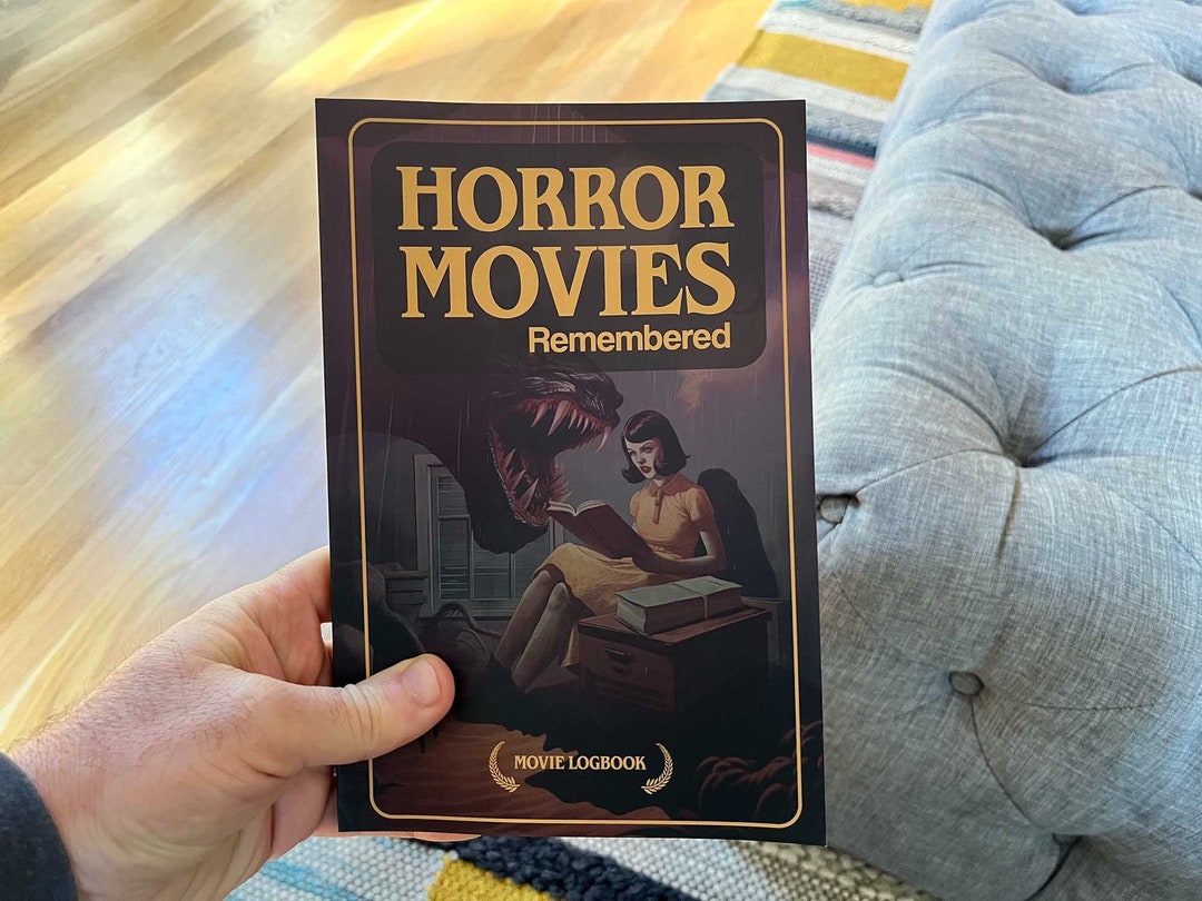 Horror Movie Review Logbook: Scary Movie Tracker Journal - Etsy