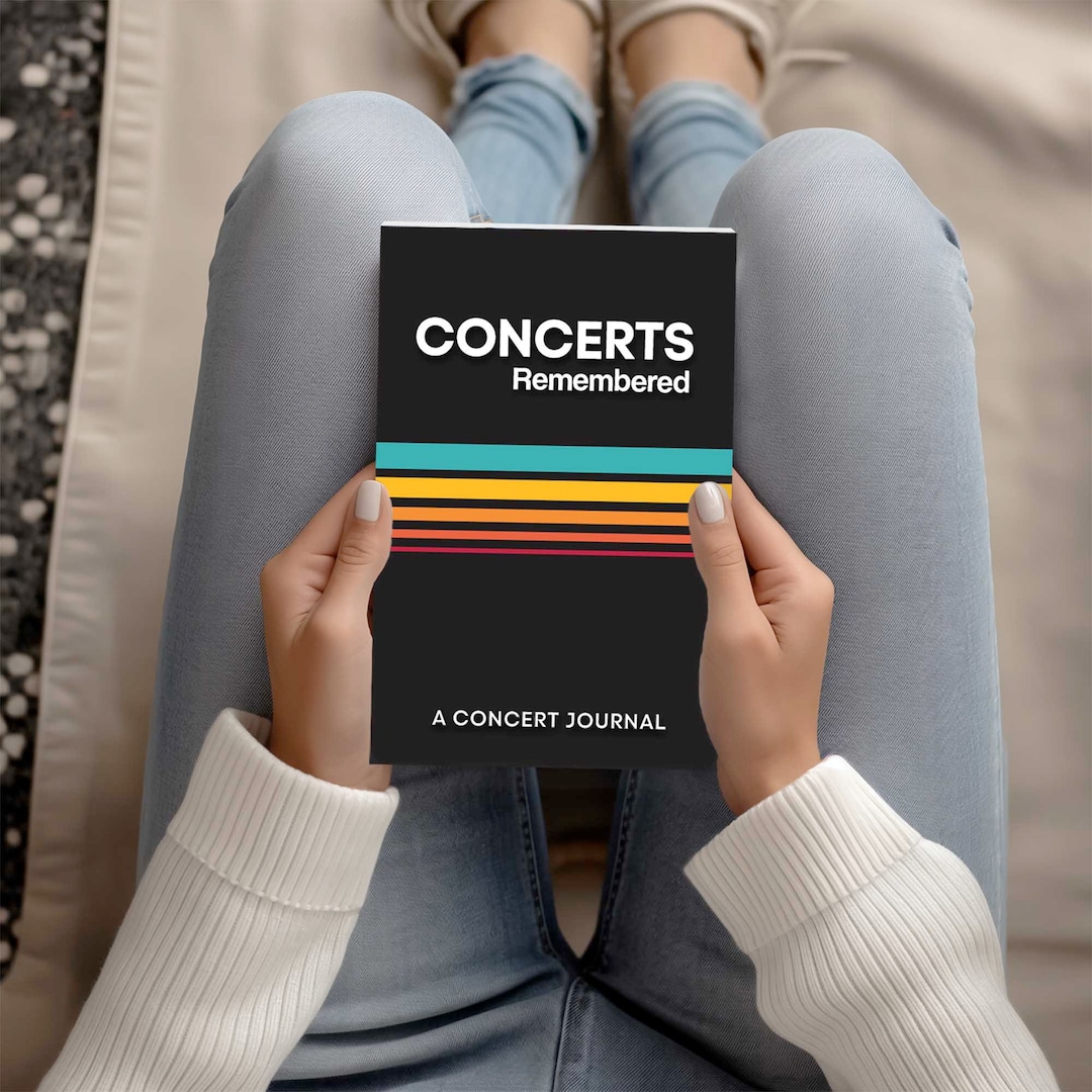 Concert Journal | Track Favorite Concerts | Music Diary and Logbook ...