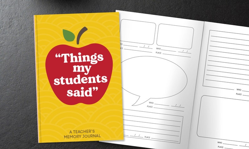 Things My Students Said Quote Journal for Teachers Gift Idea - Etsy Things My Students Said Quote Journal for Teachers Gift Idea - Etsy