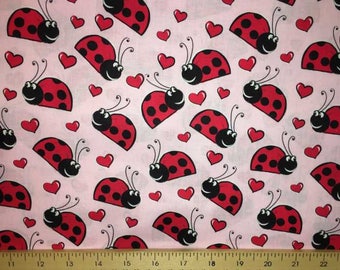 Ladybug fabric | Etsy