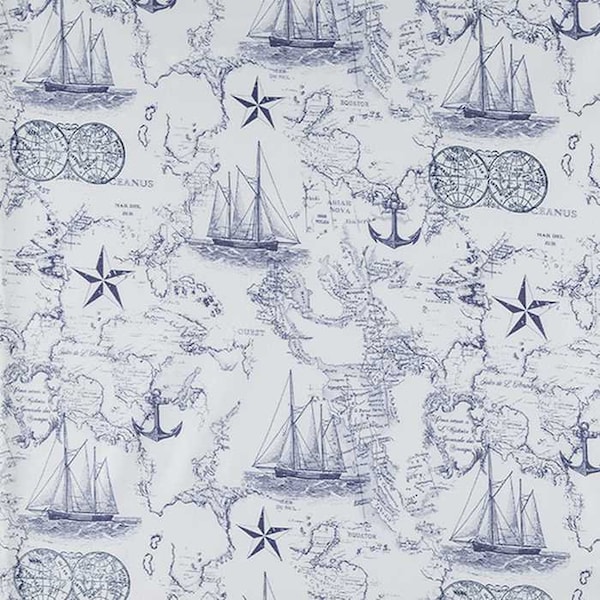 Nautical Fabric - Etsy