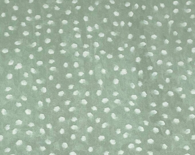 Blue Green Watercolor Spots Fabric Watercolor Dots in Blue/green by ...