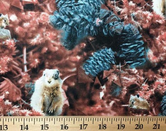 Badger Fabric Deer Badger by Angie Spurgeon Badger Pheasent Woodland ...