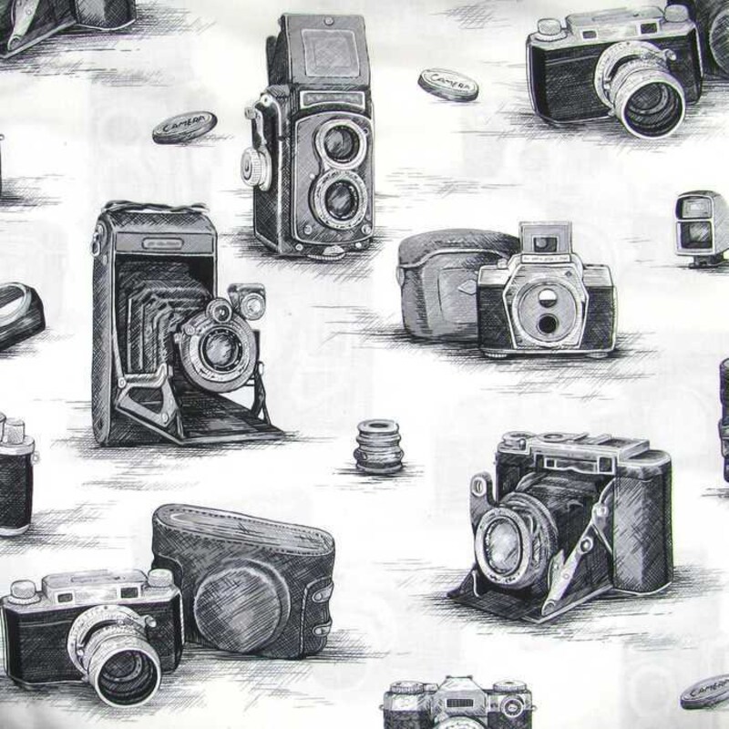 Camera Fabric - Etsy