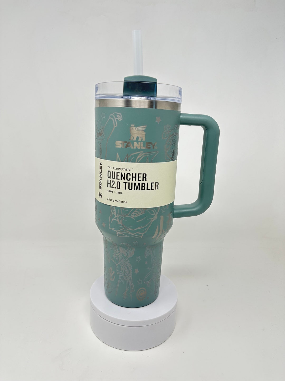 Dragon Ball Z Authentic Stanley Shale 40oz H2.0 Quencher Cup Laser ...