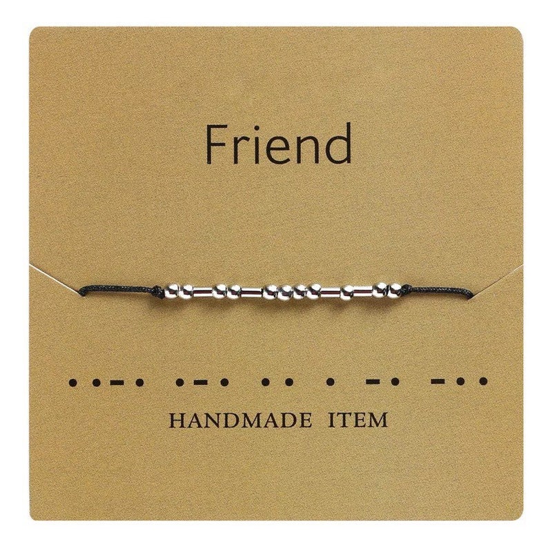 Morse Code Family BFF Keep Going Friend I Can Journey - Etsy