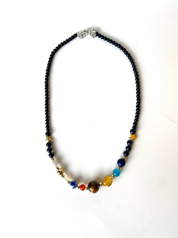 Solar System Necklace Beads