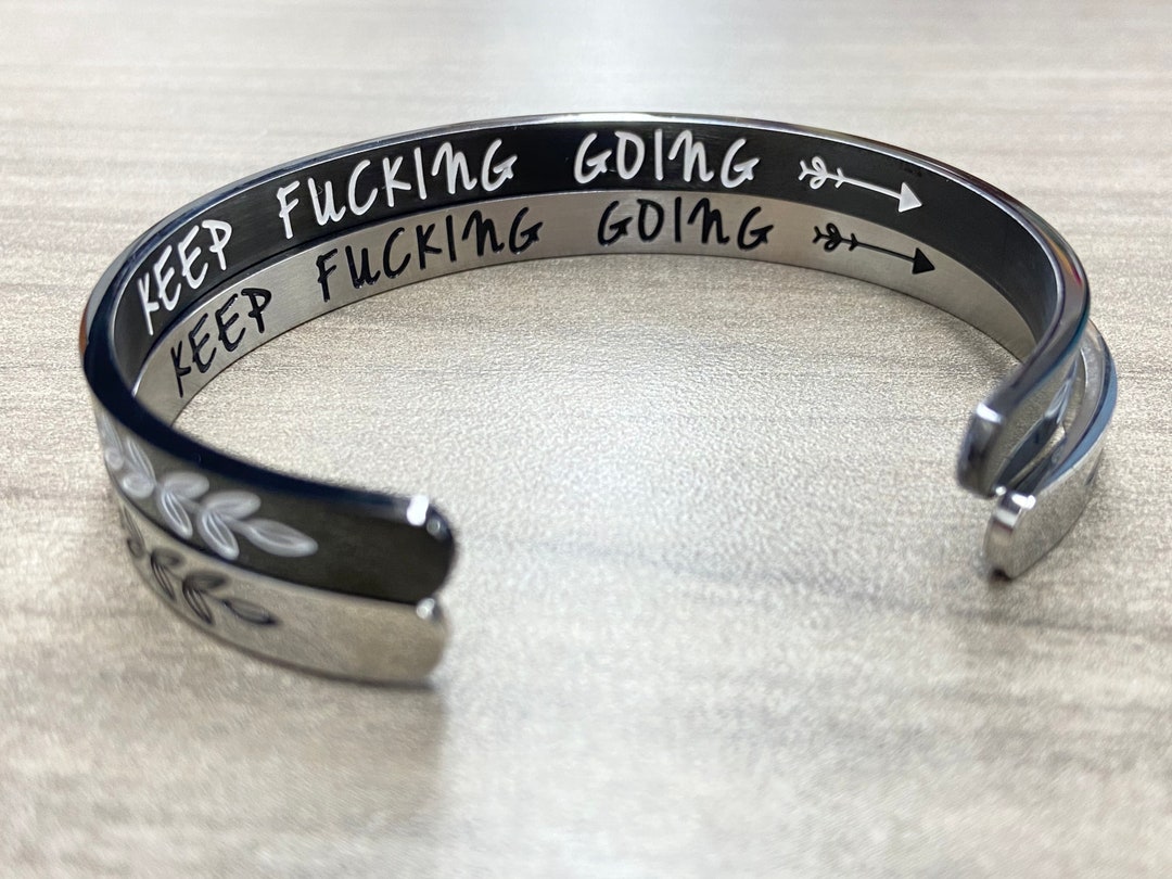 Keep Fucking Going Jewelry, Keep Going Jewelry, Bracelet, I Am Enough ...