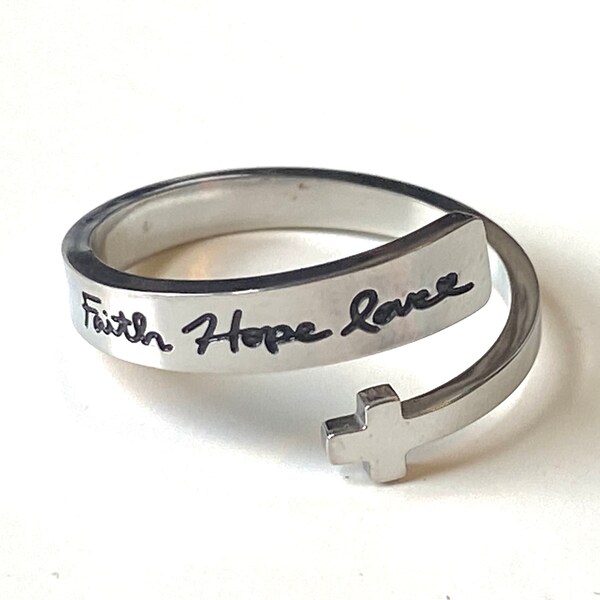 Faith Ring - Etsy