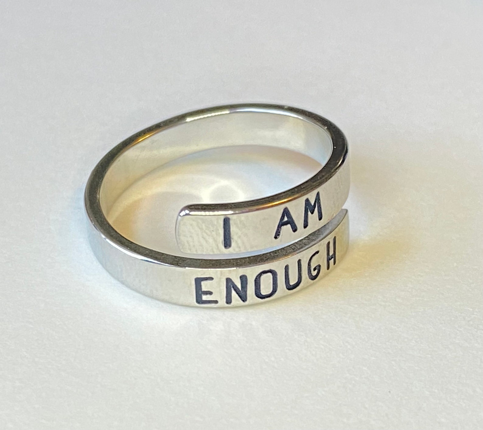 I Am Enough Ring I Am Jewelry Statement Ring Gift for Best - Etsy