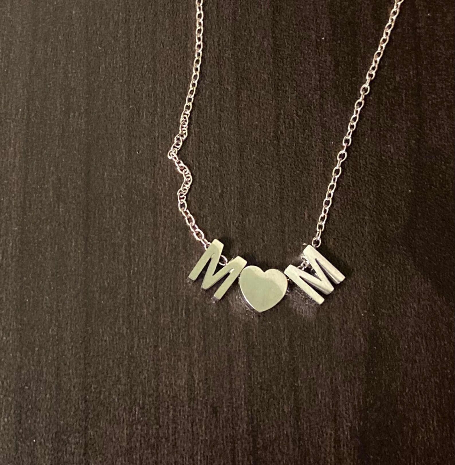 2 Initial Necklace Couple Gift Two Initial Necklace Double | Etsy