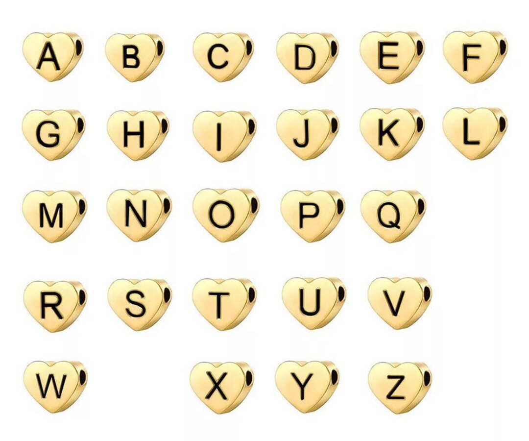 Heart Initial Necklace Girlfriend Gift for Girlfriend Gift Initial ...