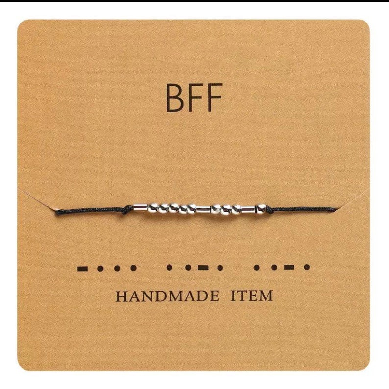 Morse Code Family BFF Keep Going Friend I Can Journey - Etsy