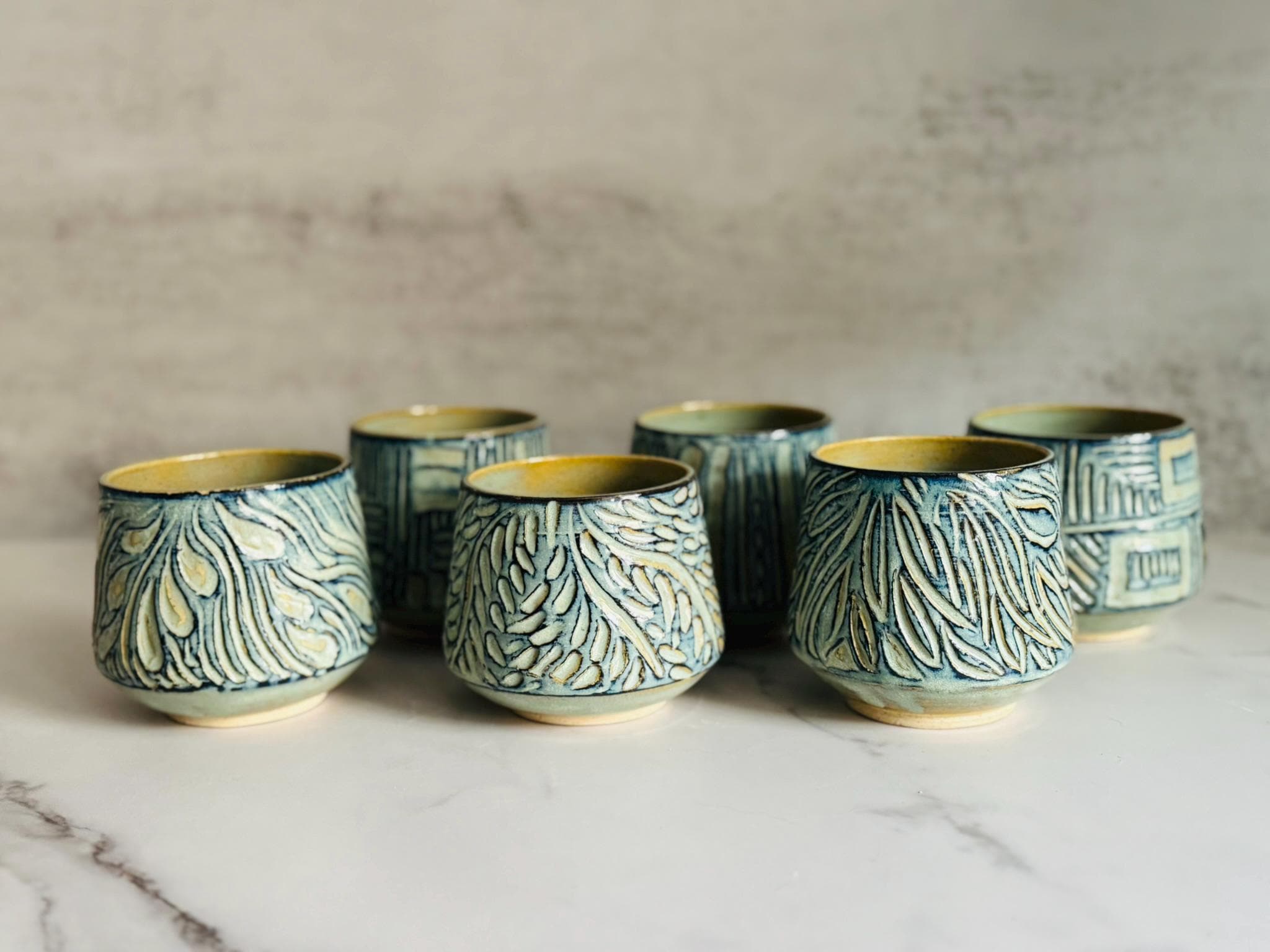 Ceramic Tumbler Mug | Handleless Coffee Cup | Stemless Wine Glass ...