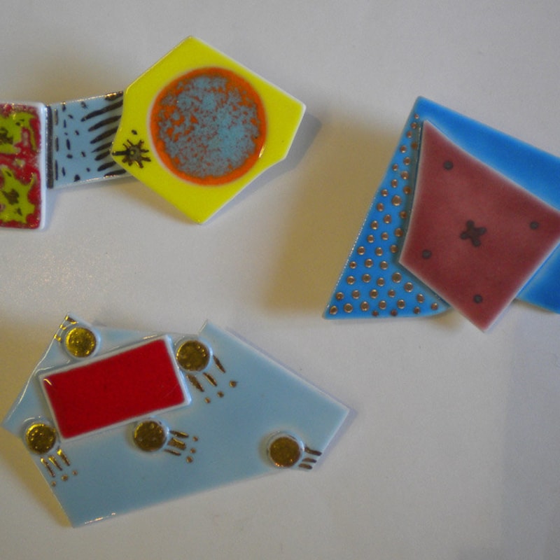 Ceramic Brooch - Etsy