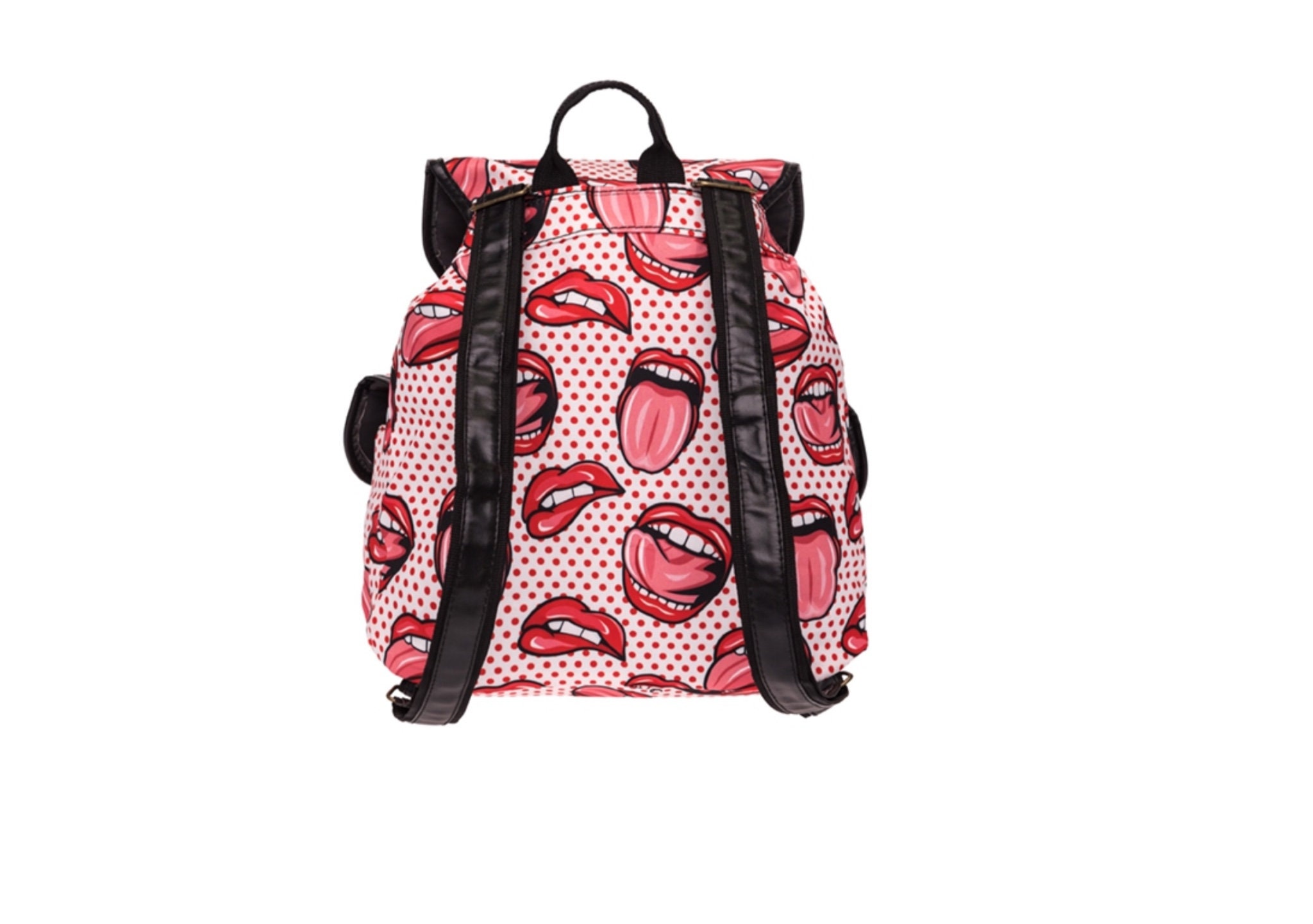 Lips n dot Pink/Red/Black BackPack - Etsy 日本