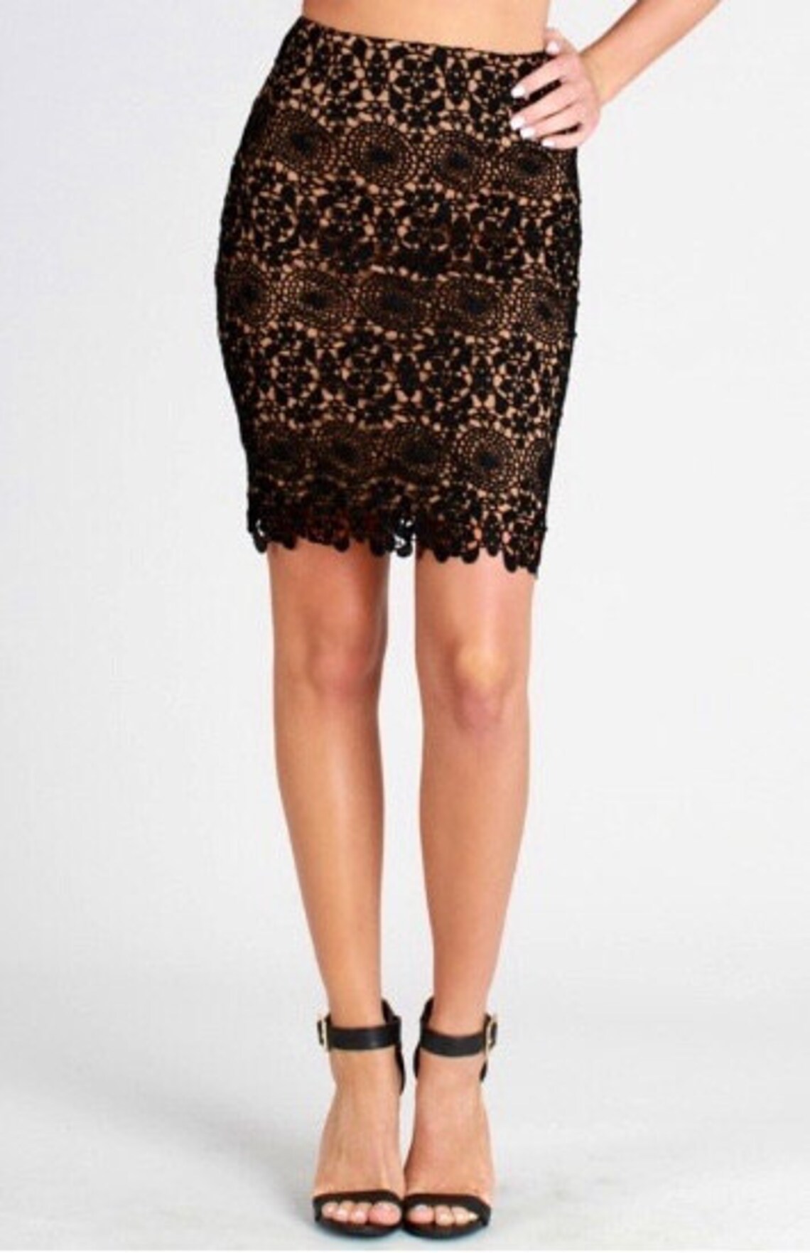 Black Skirt - Etsy