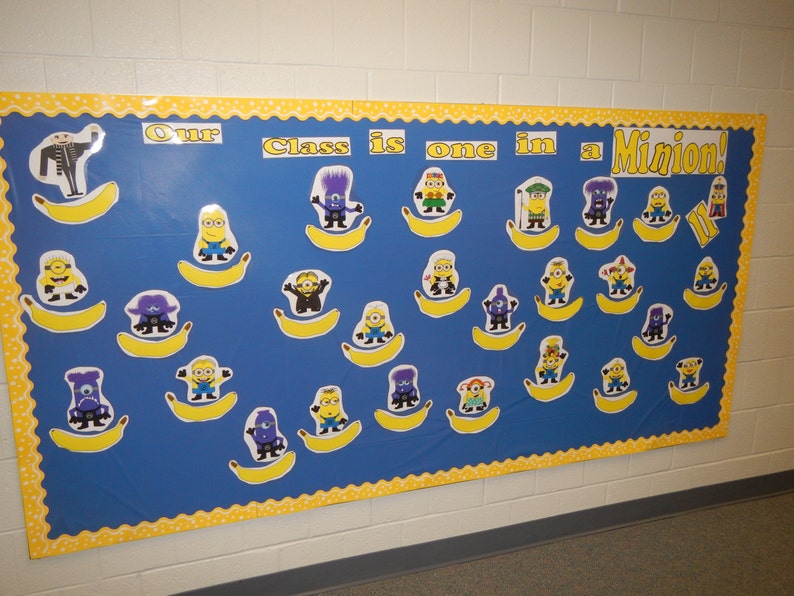 Minion - Bulletin Board Set - Etsy