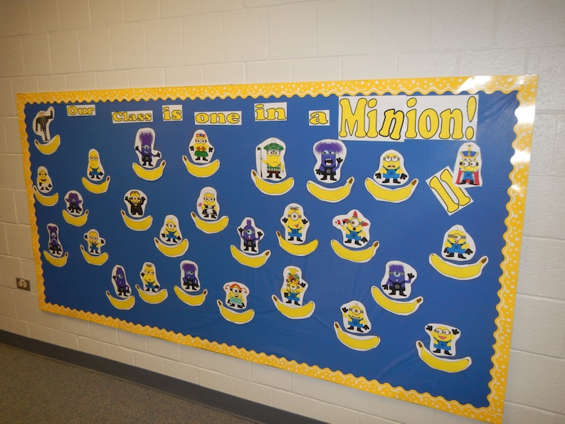 Minion - Bulletin Board Set - Etsy