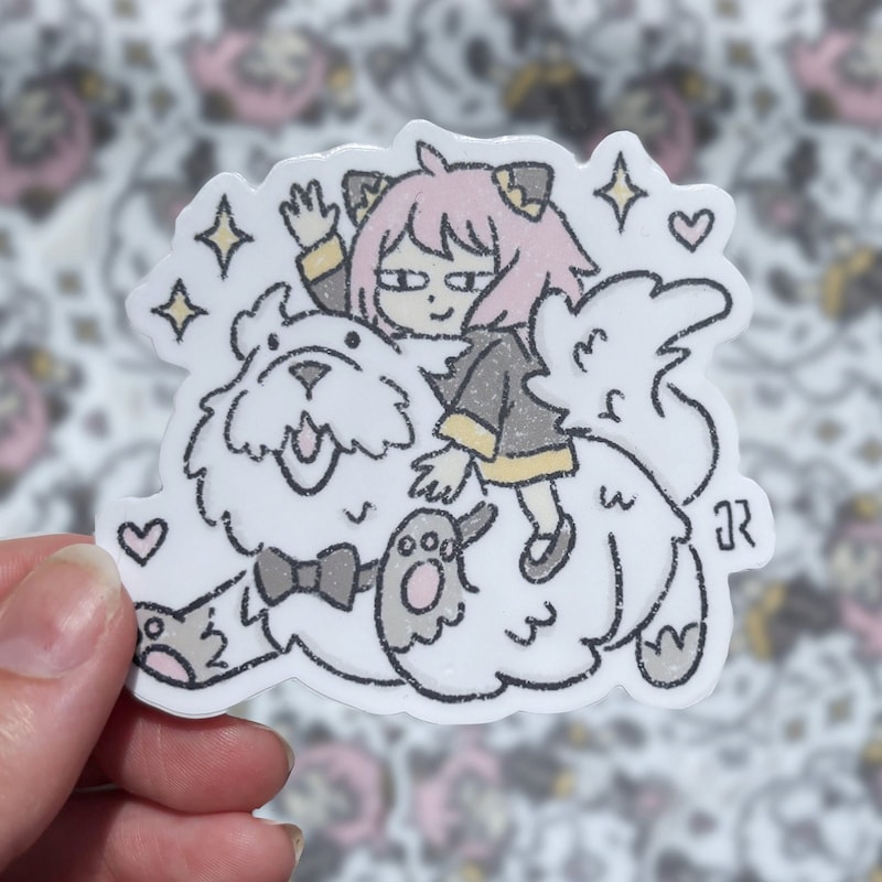 Anya Card Stickers - Etsy