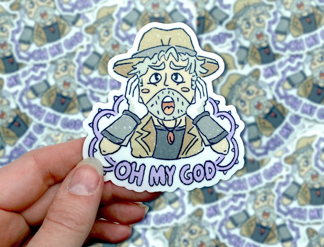 JJ Bizarre Adventure Vinyl Sticker | Old Man Jojo Sticker | Anime Lover ...