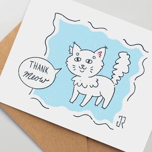 Cat Thank You Card | Cat-themed Gratitude | Ideal for Cat Enthusiasts ...