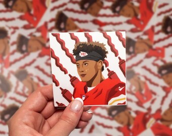 Patrick Mahomes Sticker - Etsy