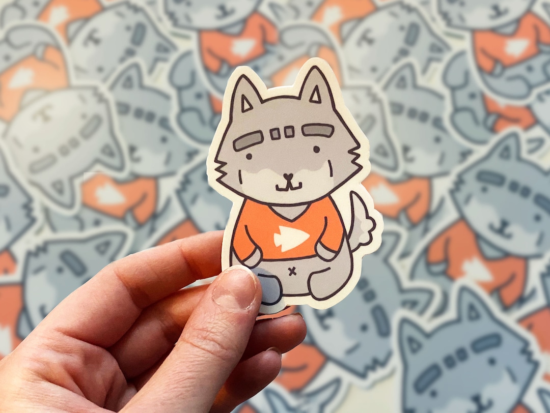 Chiefs Mascot Vinyl Sticker KC Wolf Sticker Mascot Sticker - Etsy