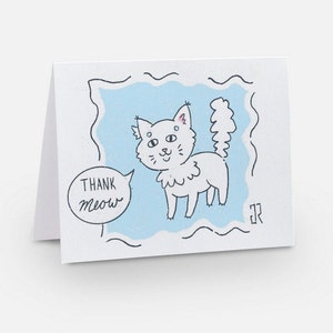Cat Thank You Card | Cat-themed Gratitude | Ideal for Cat Enthusiasts ...