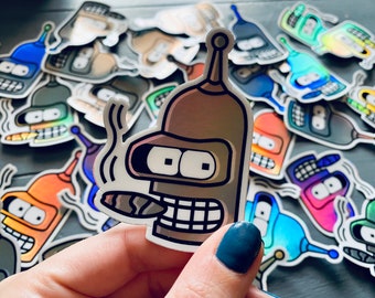 Bender Futurama Sticker - Etsy
