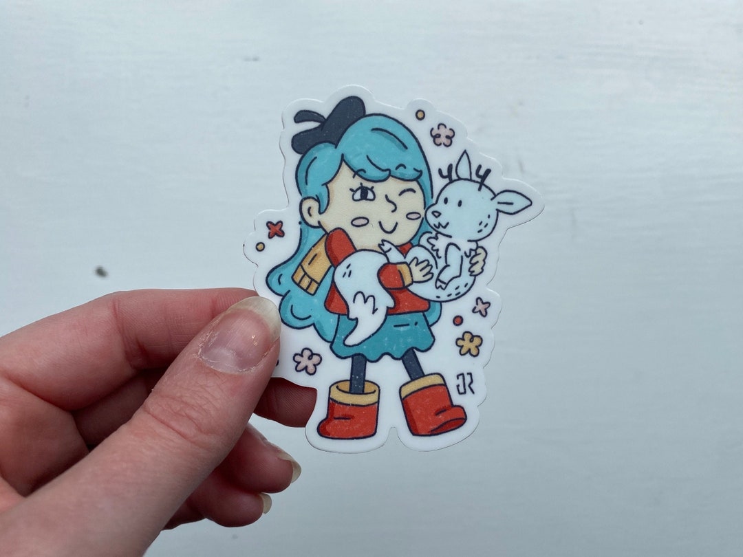 Hilda Cartoon Sticker Cute Hilda Trollburg Twig and Hilda Sticker - Etsy