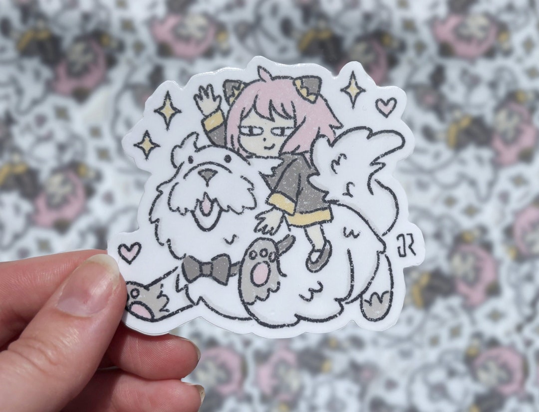 Anya & Bond Forger Vinyl Sticker - Spy Anime Fanart - Etsy