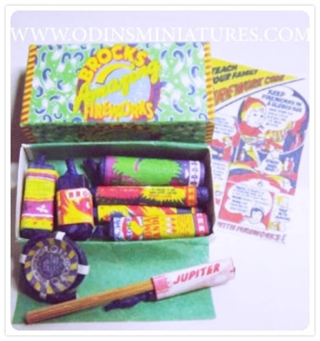 Brocks Amazing Fireworks Green Box 1 - Etsy UK