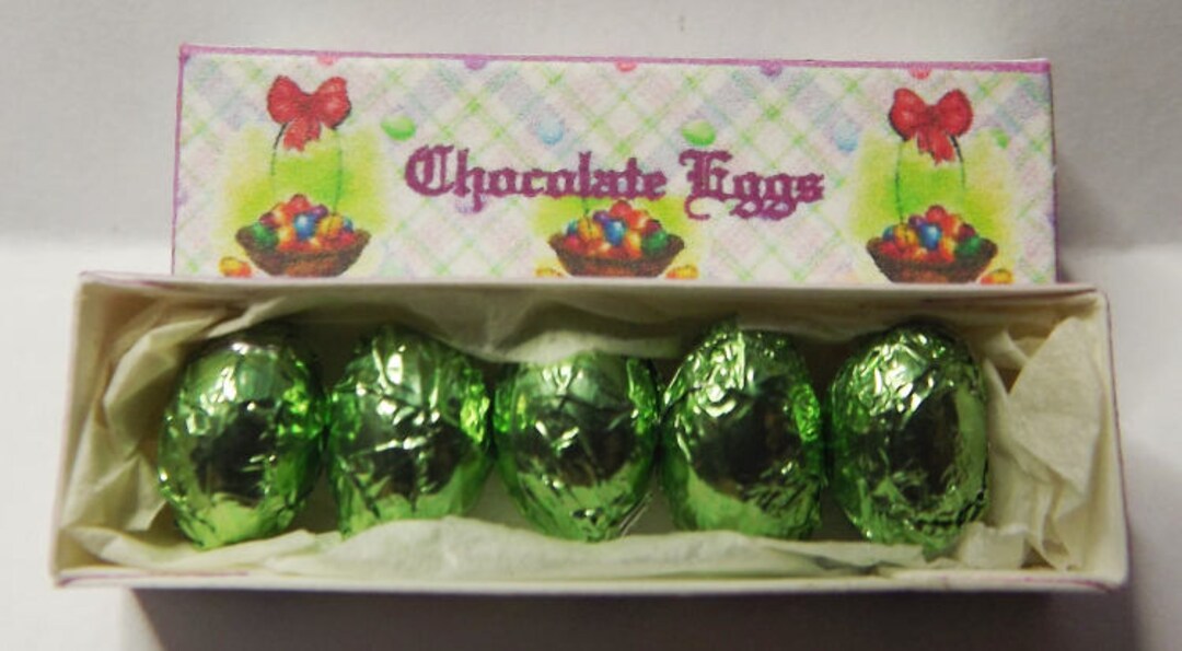 Dolls House Miniature Boxed Mini Eggs 3 - Etsy