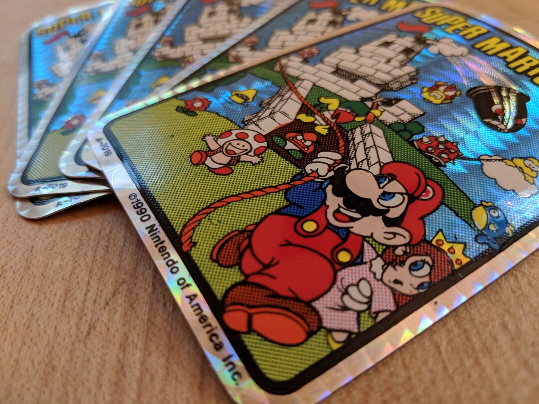 Nintendo Super Mario Bros Stickers Pack of 5 - Etsy