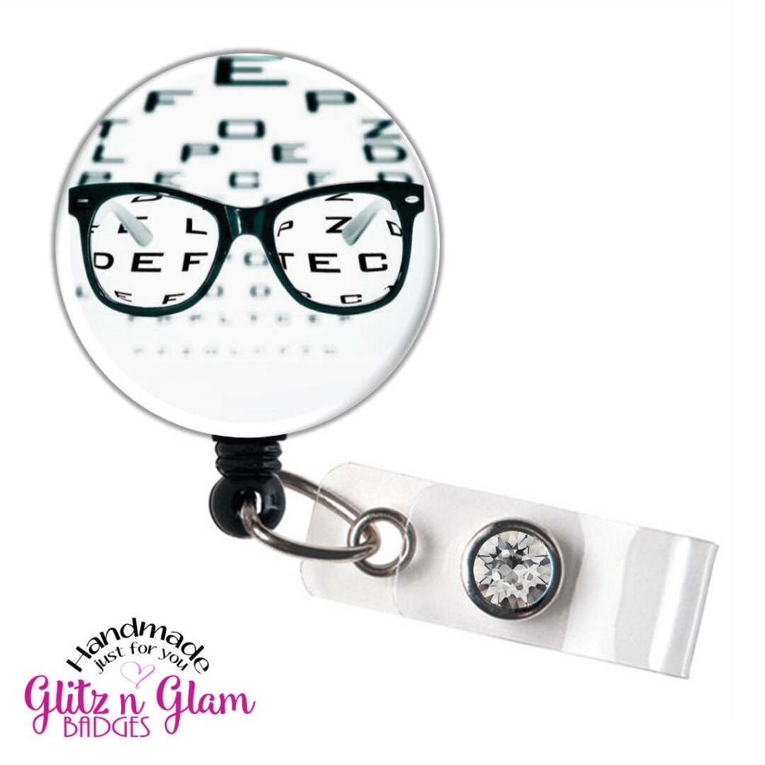Optometrist Badge Reel Eye Doctor Retractable Medical Badge - Etsy