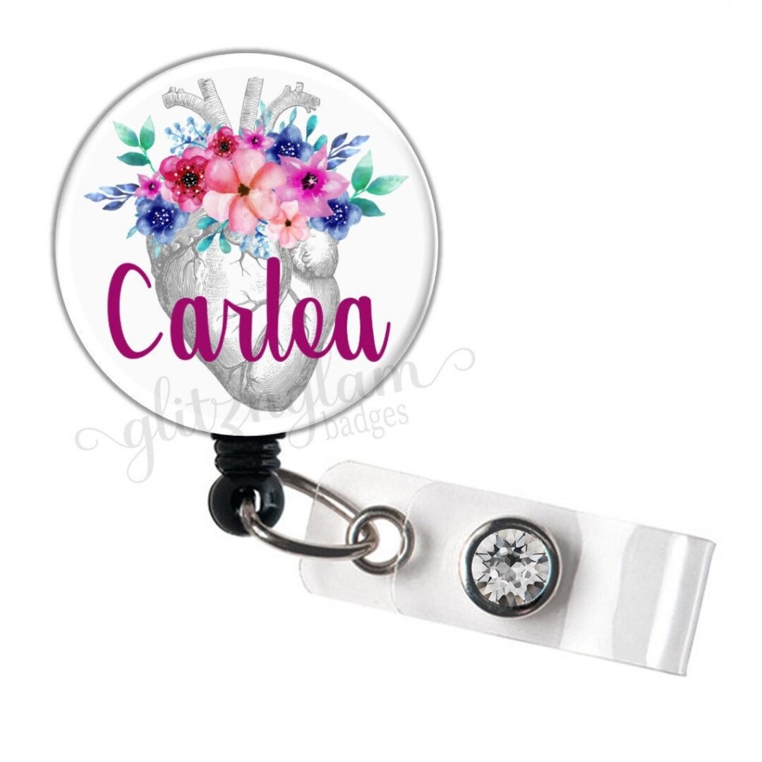 Cardiology Badge Holder, Cardiologist Badge Reel, Vascular Badge Reel ...