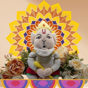 Plush Hanuman - Soft Toy of Hindu God Hanuman Diwali Gift by Plush ...