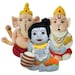 Handmade Plush Ganesh Toy, 9.5-inch Hindu Deity Plush Toy Diwali Gift ...