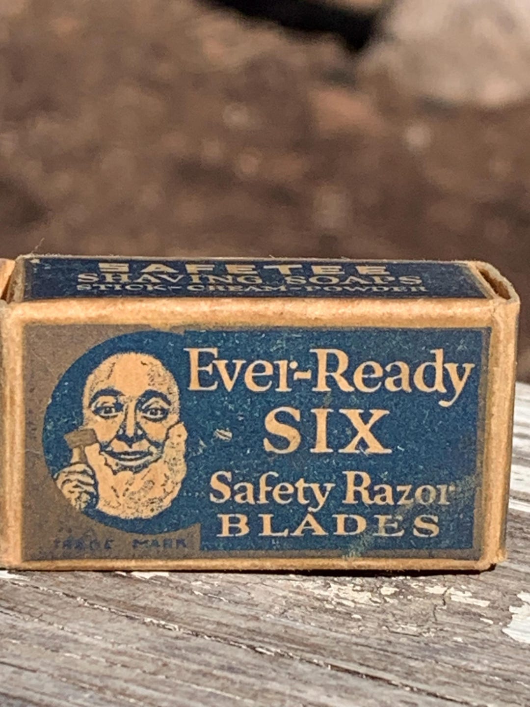 ANTIQUE Ever-ready Safety Radio Steel Razors Box, 1920's 3 Blades ...