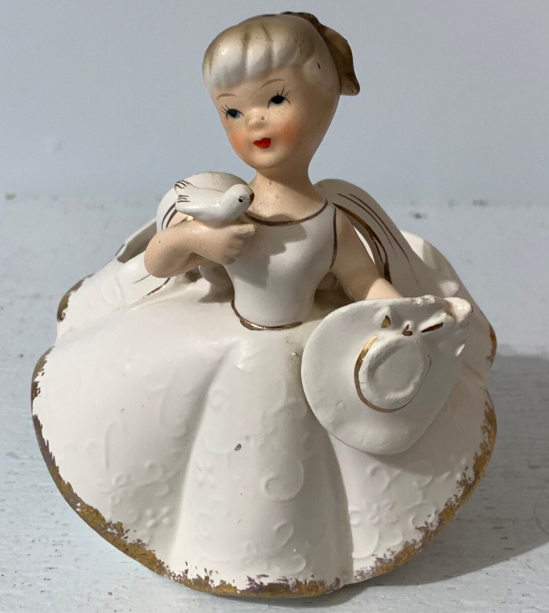 1964 Reubens 473M, Southern Belle, Planter. Vintage Figurine Young Girl ...