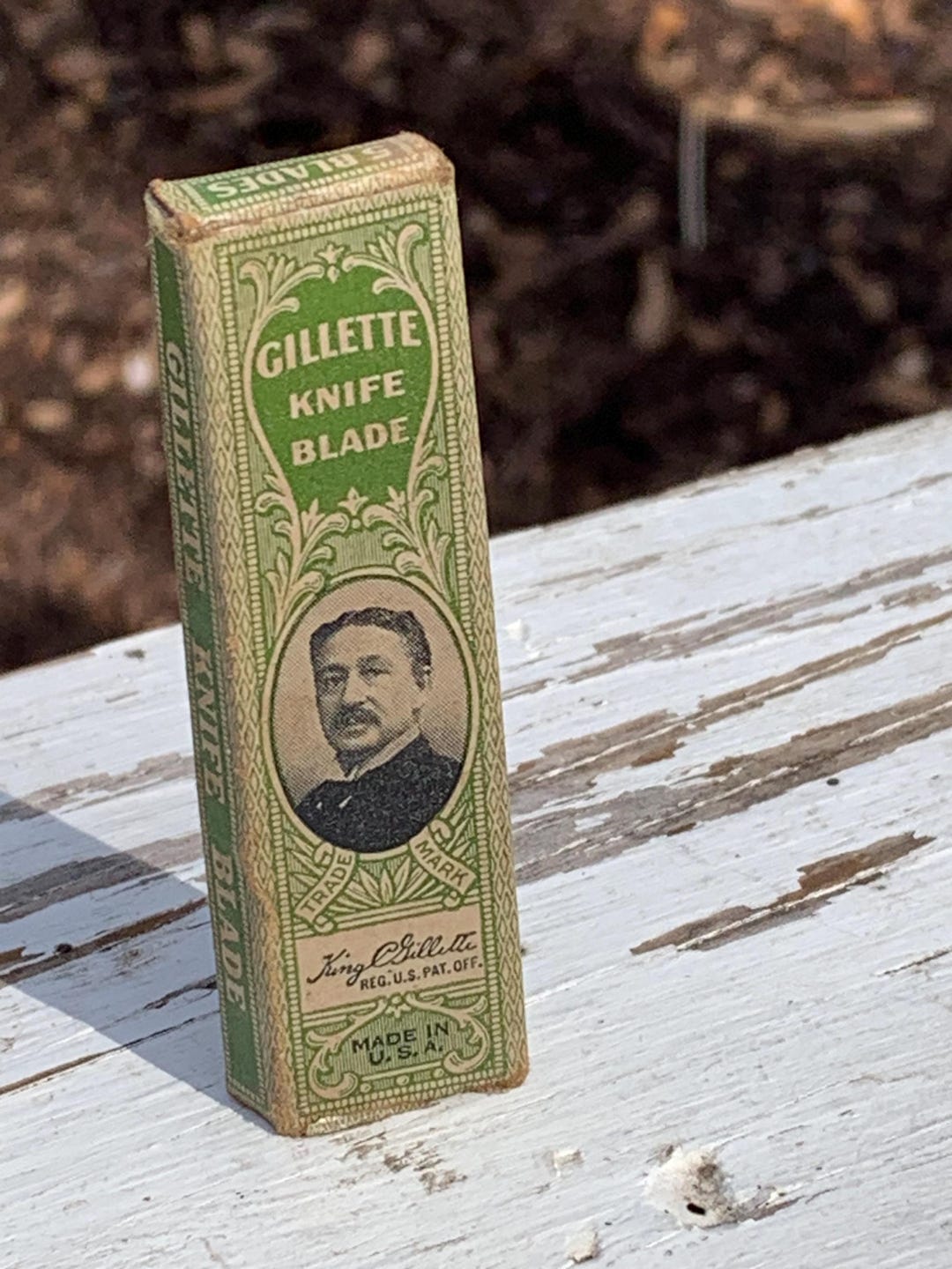 RARE Gillette KNIFE BLADE Box. Razer Boxes Are Plentiful as so Many ...
