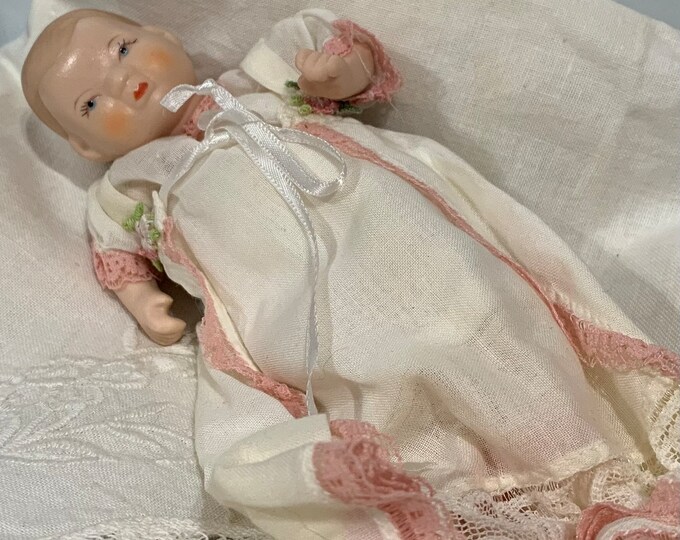 1970s Reproduction? of 1920s Bye-lo Baby. Porcelain Doll With Jointed ...