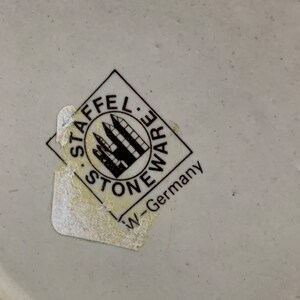 Staffel Stoneware Beer Mug Made in Germany. NOT Avon - Etsy