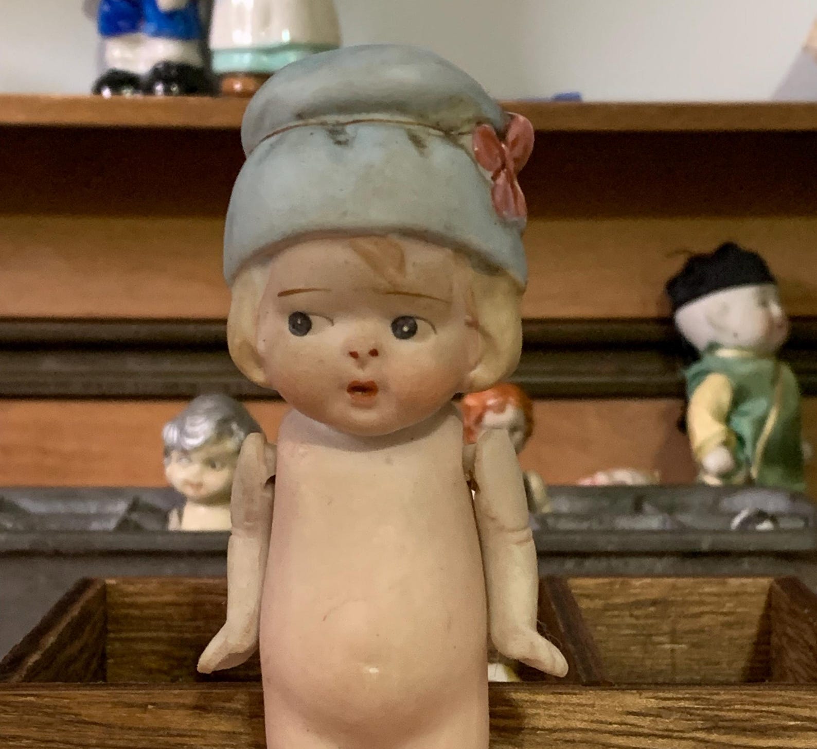 ANTIQUE Bisque Doll Marked Nippon, Rare, 1891 - 1921, Nippon Means ...