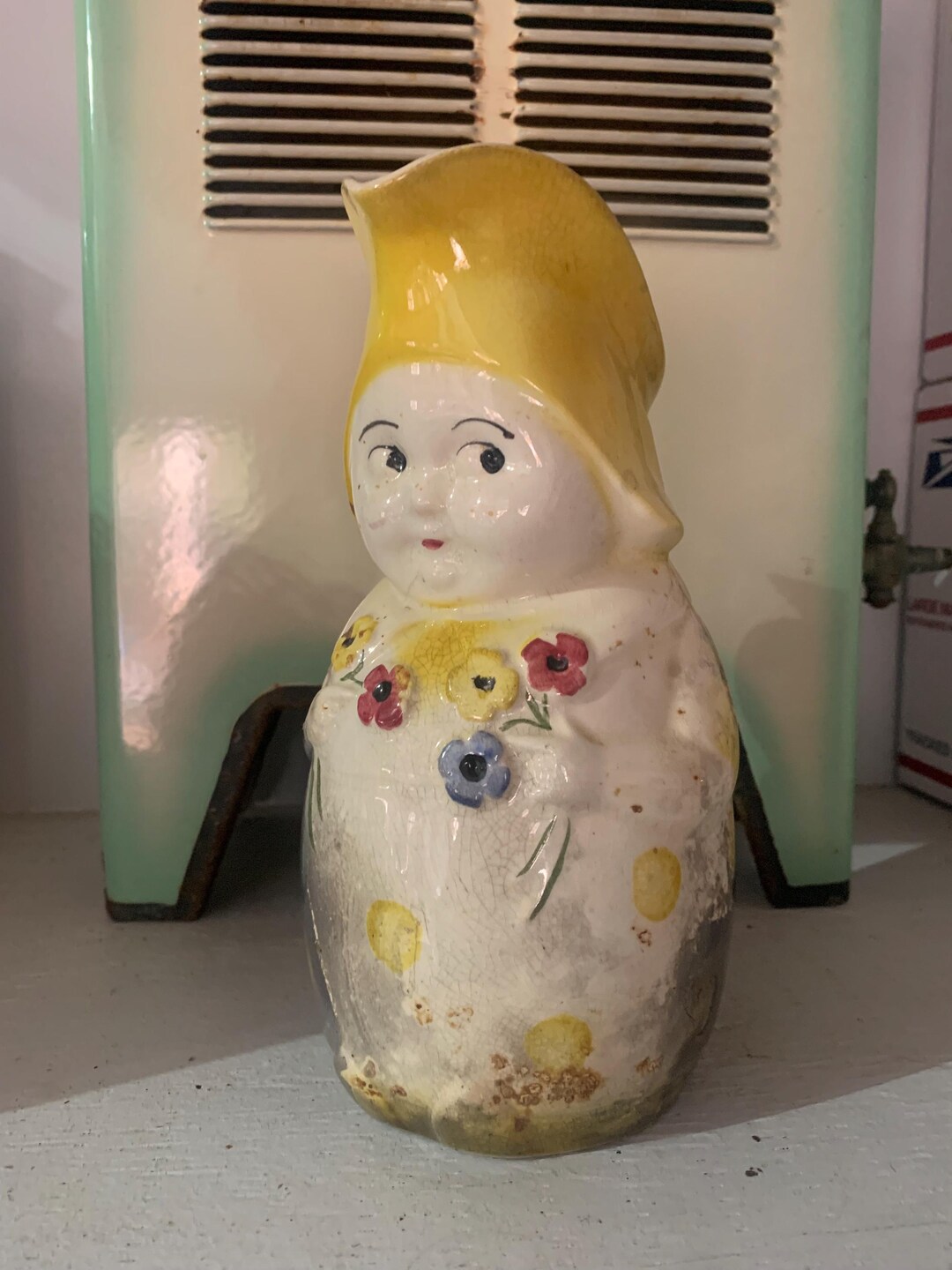 Antique Blue Ridge Pottery Dutch Girl Blue Ridge Pottery 1940s Betsy ...