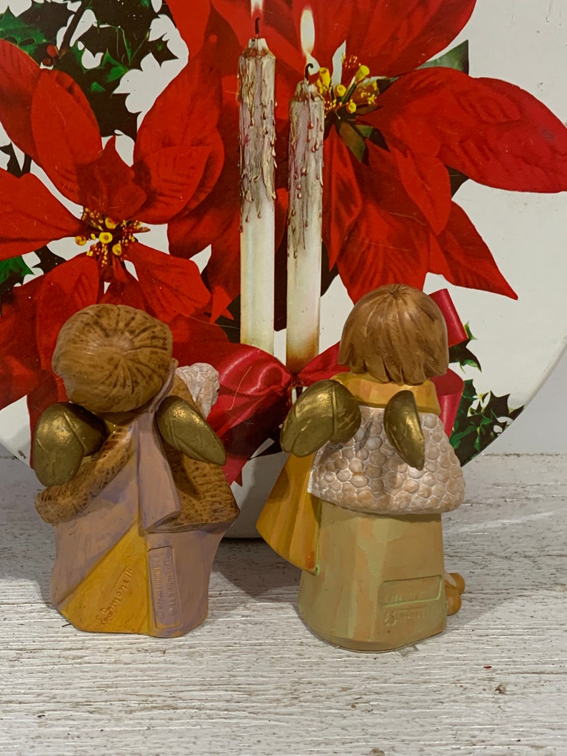 Vintage Fontanini E. Simonell 143 &144 Angels Shepherds, Made in Italy ...