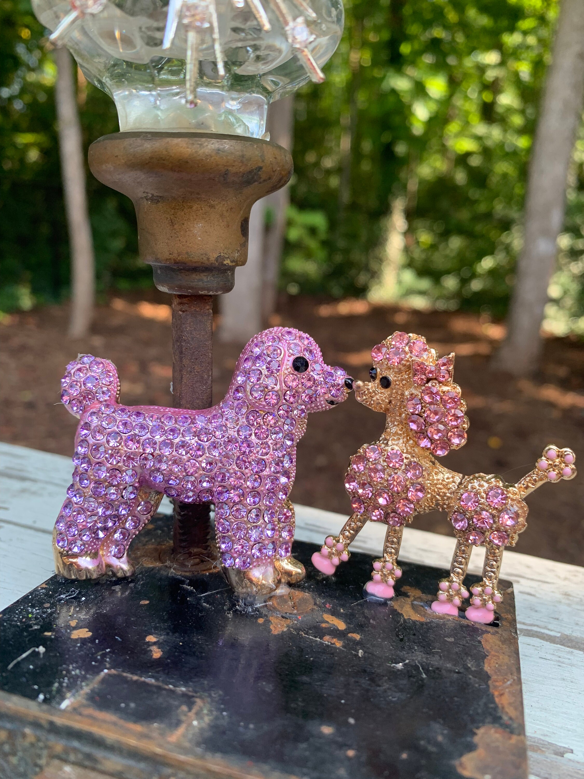 Vintage Door Lock With Crystal Door Knob, Christmas Diorama 2 Retro ...