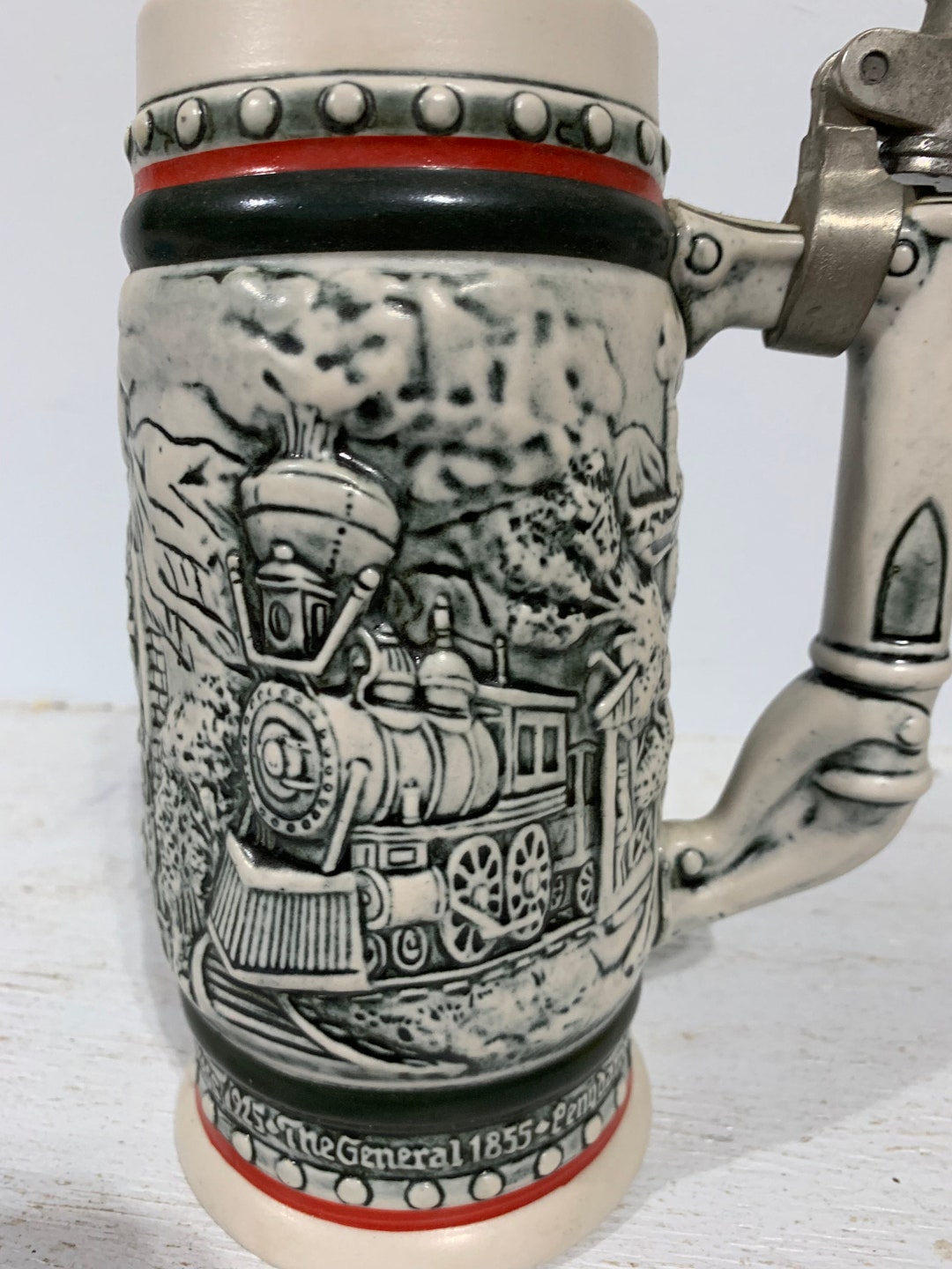Vintage Avon Train Beer Stein 1982, Made in Brazil by Ceramarte for ...