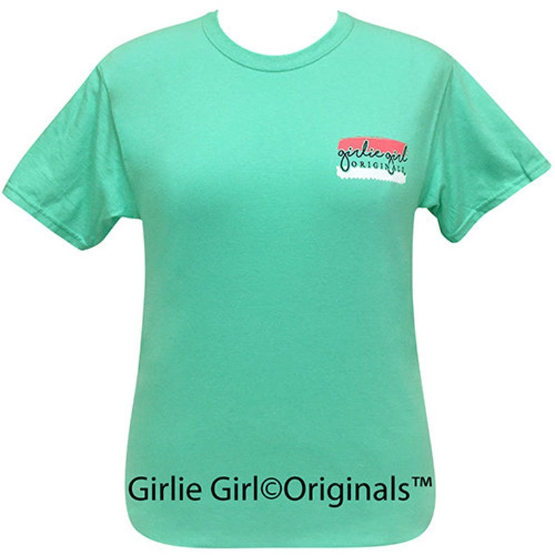 Girlie Girl Originals Chosen Redeemed Cool Mint Short Sleeve Etsy